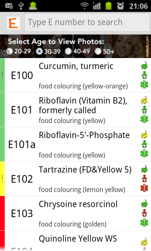 E Numbers - App on the Amazon Appstore