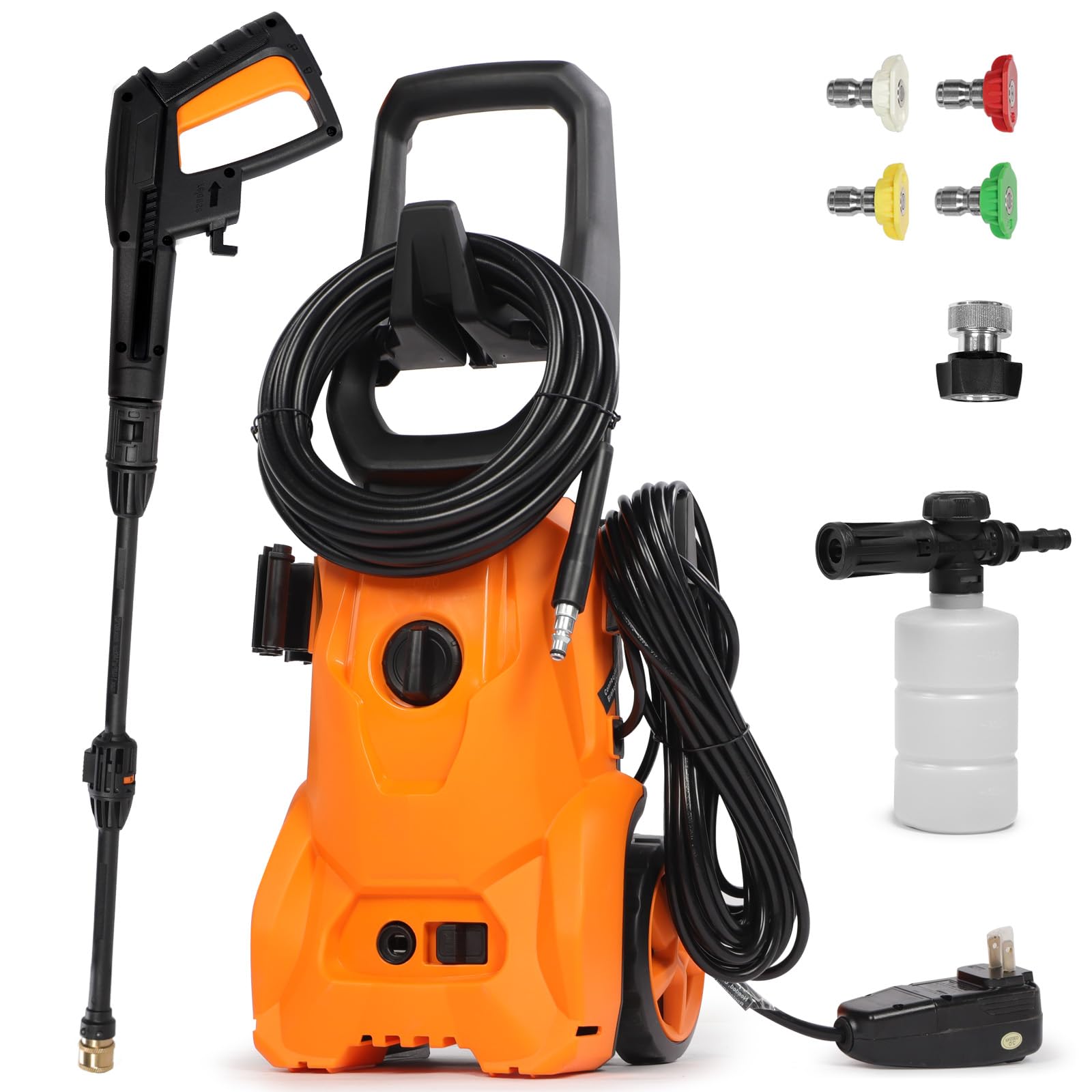 Amazon.com : Fazil 4000PSI Electric Pressure Washer, 2.6GPM High Power ...