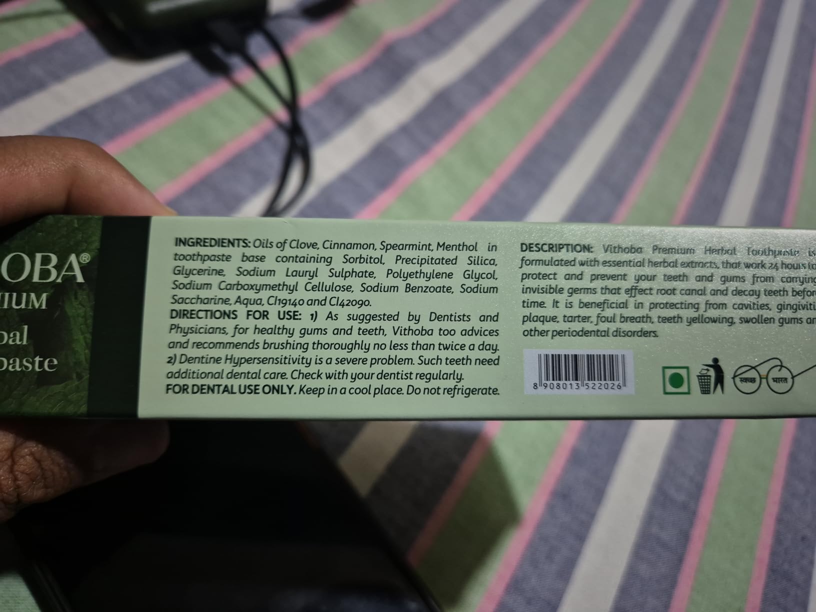 Buy Vithoba Premium Toothpaste | Herbal Toothpaste | Herbal Toothpaste ...