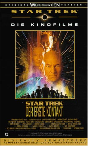 Star Trek 8 - Der erste Kontakt [VHS] : Stewart, Patrick, Frakes ...