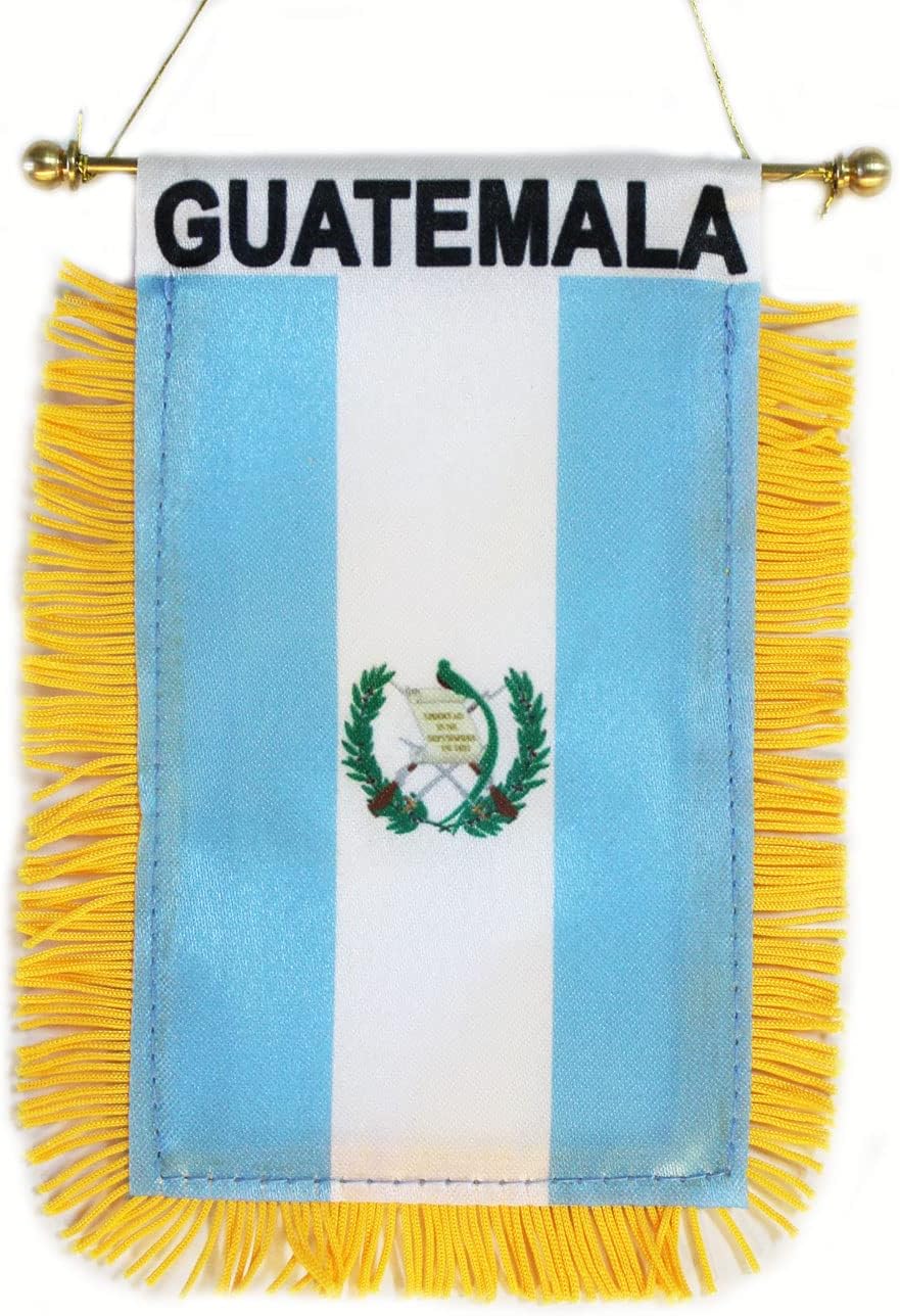 Amazon.com : Guatemala - Window Hanging Flag : Patio, Lawn & Garden
