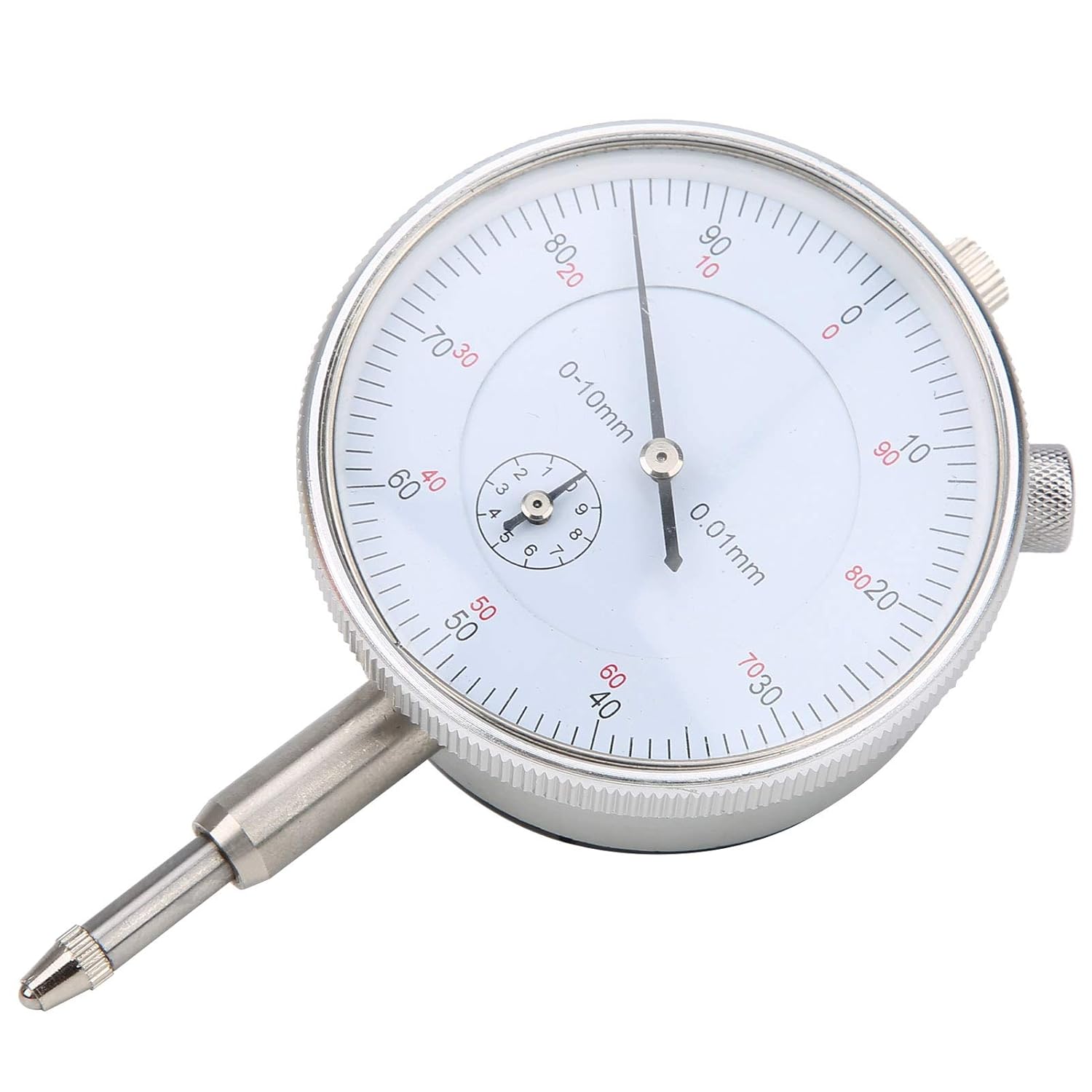 Dial Indicator, 0.01mm Accuracy Dial Indicator 0‑10mm Range Industry ...
