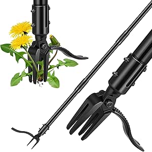 Amazon.com : VIVOSUN 64" Stand Up Weed Puller Tool, Adjustable Weeding ...