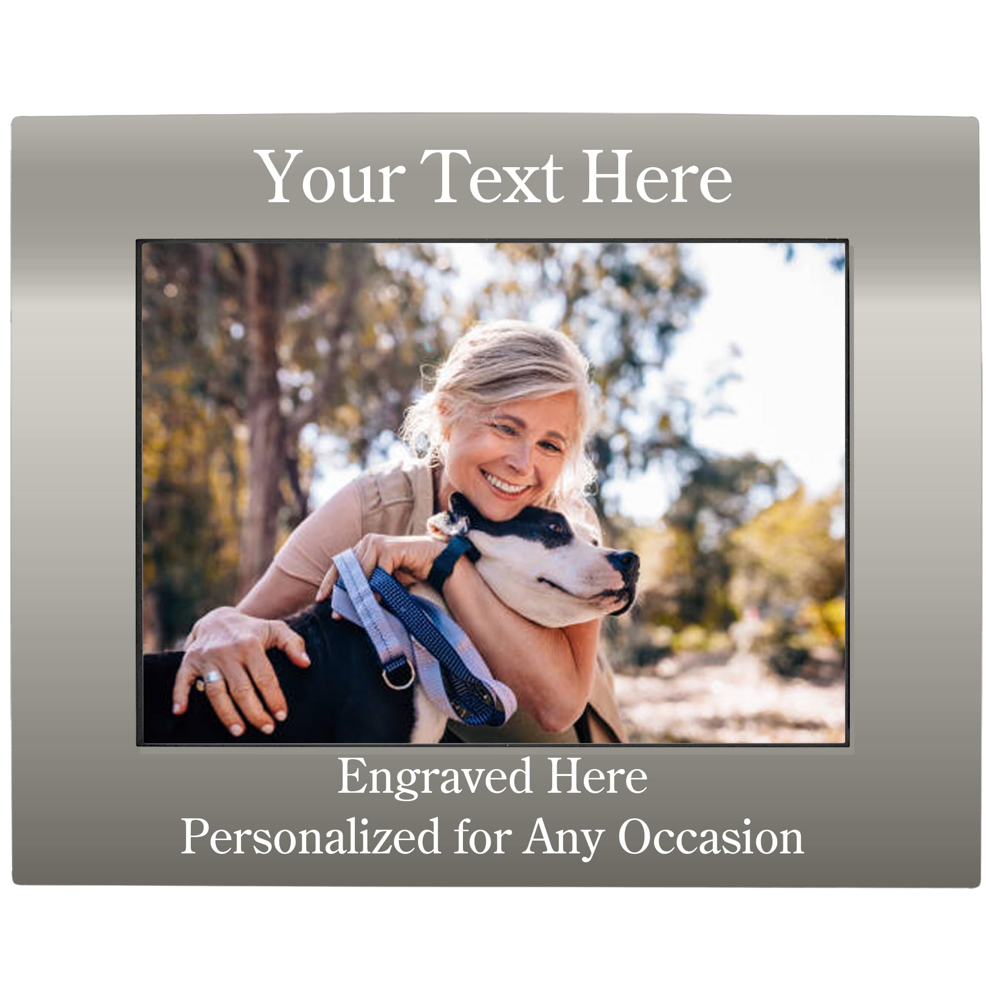 Amazon.com - Personalized Picture Frame, Custom Aluminum Picture Frames ...