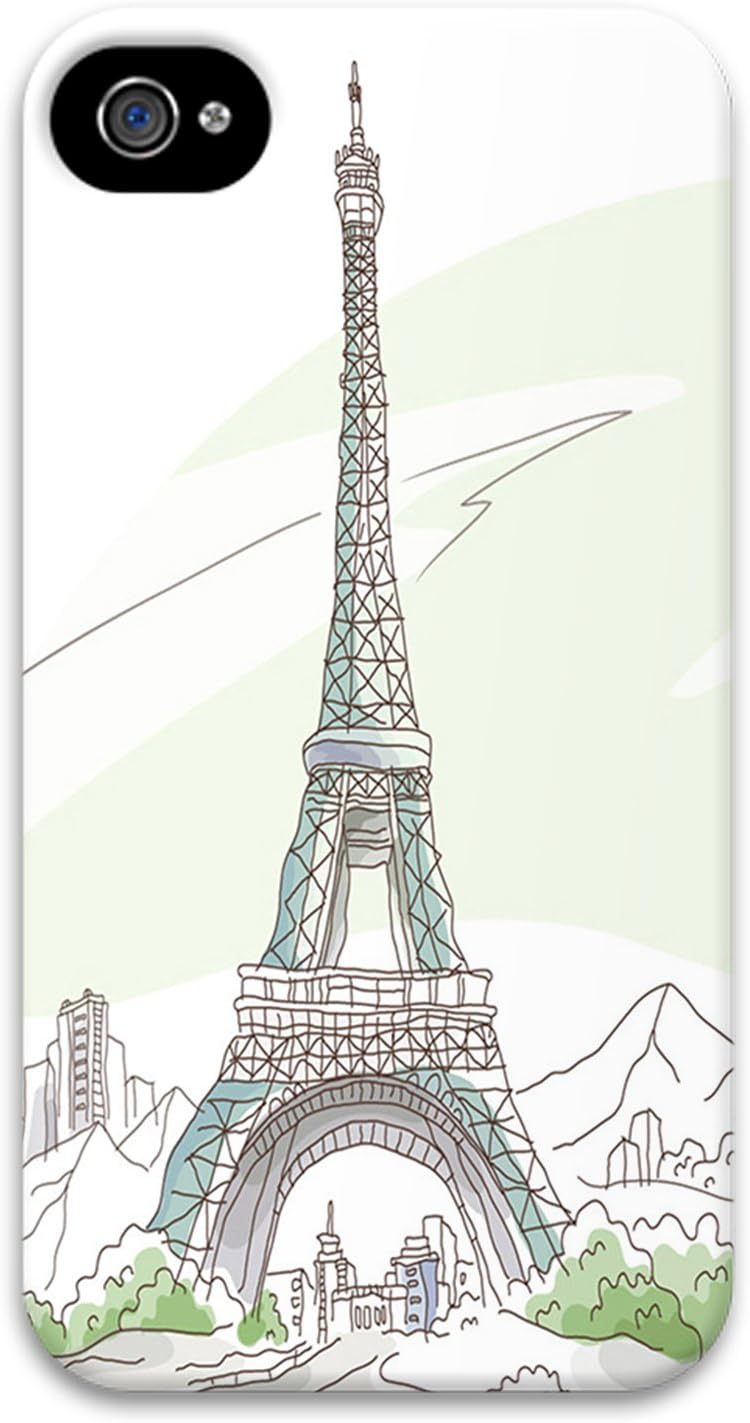 Amazon.com: Eiffel Tower pencil drawing PC Hard new Crusty i phone4 ...