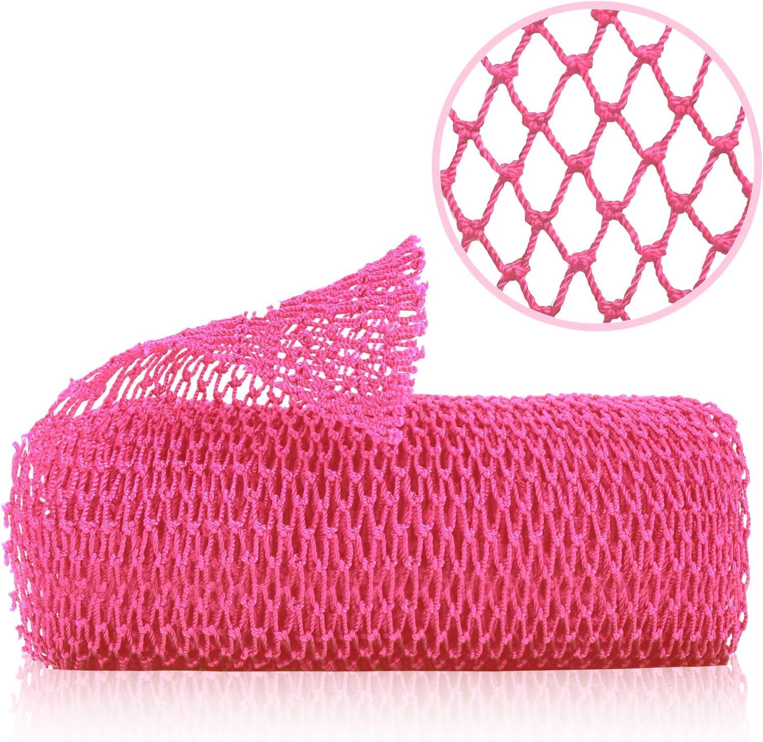 Authentic African Net Sponge with Knots- Long Stretch Exfoliating Sapo ...