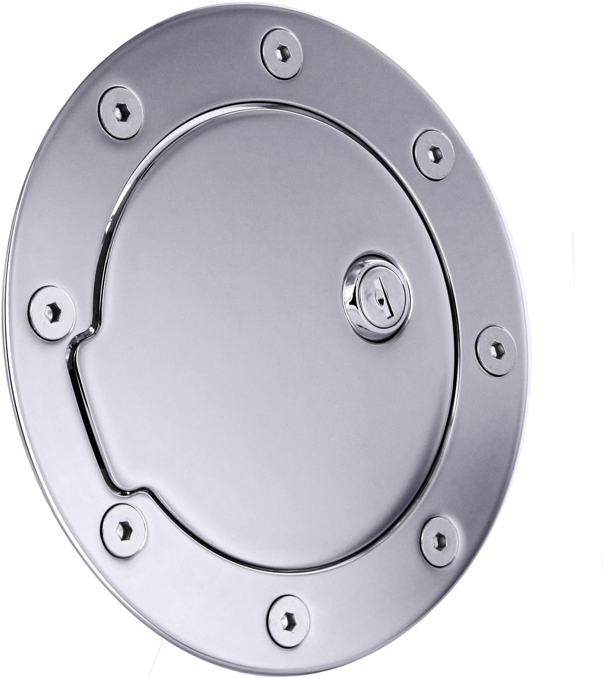 Amazon.com: All Sales 6093CL Chrome Billet Aluminum Locking Fuel Door