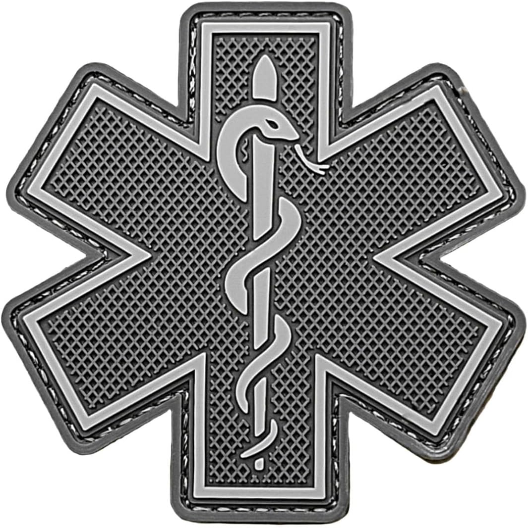 Amazon.com: EMT Medic EMS Paramedic 3D PVC Rubber Patch - 3 X 3 Inch ...