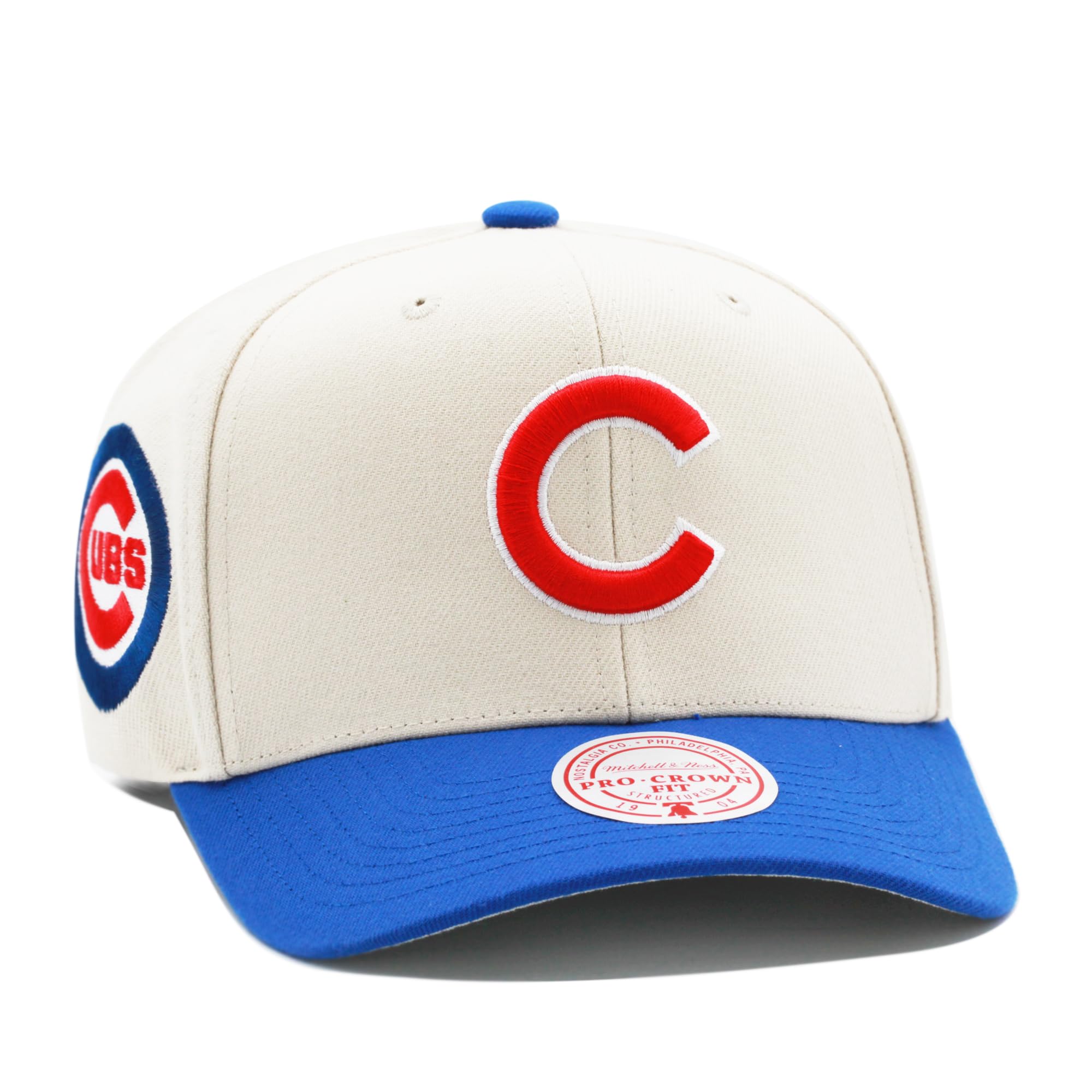 Amazon.com: Mitchell & Ness Chicago Cubs MLB Game On Pro Precurved ...