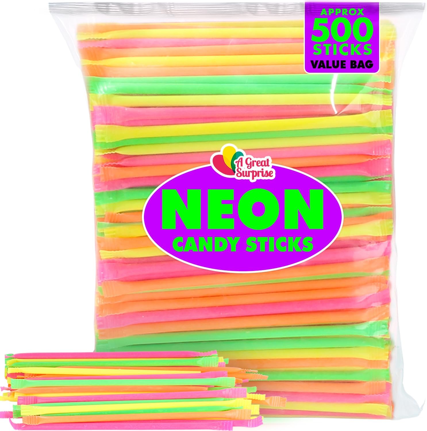 Amazon.com : Wonka Pixy Stix, Sour Powder Straws, Grape, Maui Punch ...