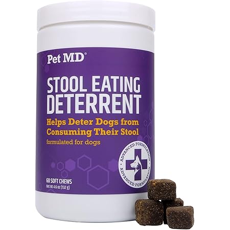 Amazon.com : Pet MD Stool Eating Deterrent - Prevent Dog from Eating ...