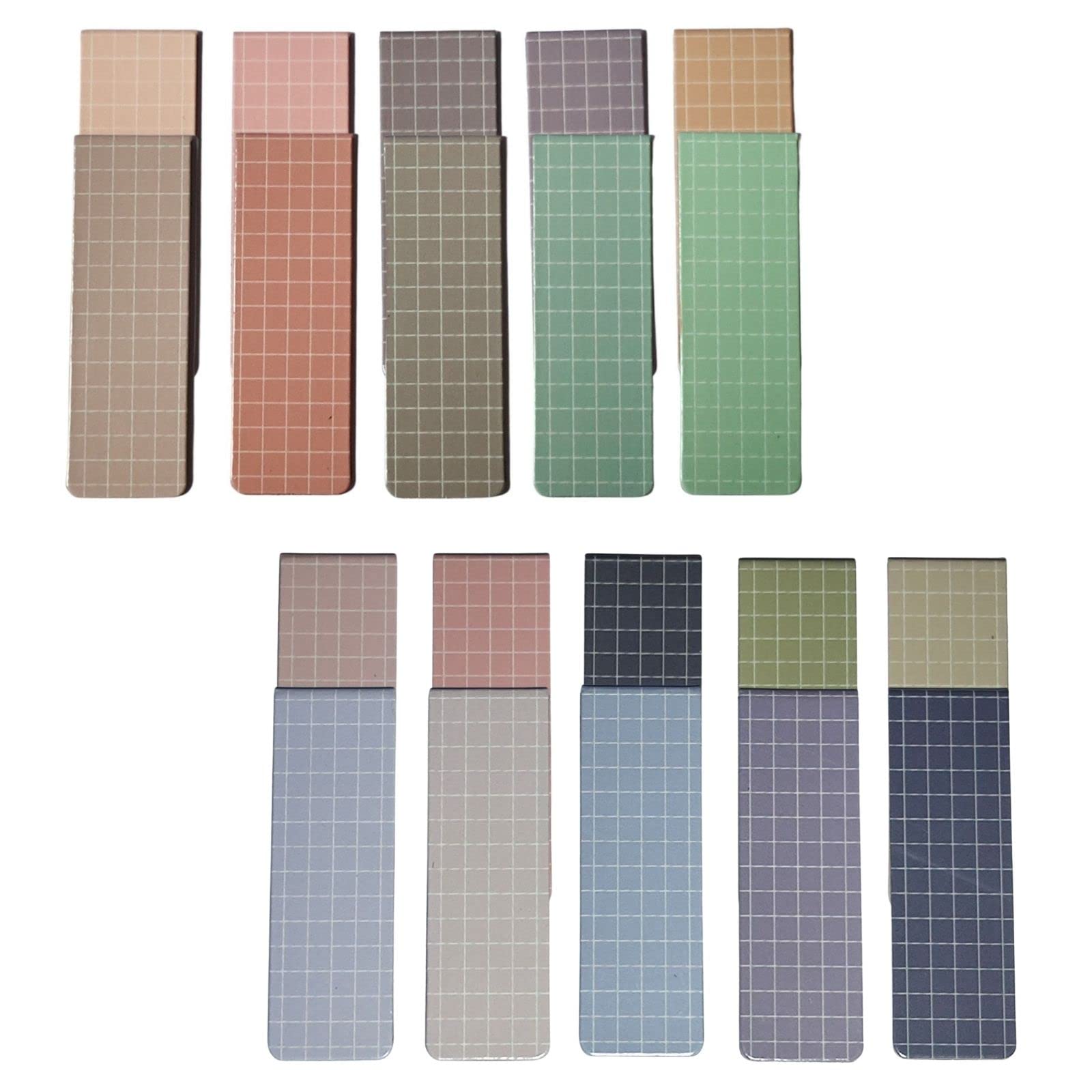 Amazon.com: 10 Pieces Bookmarks Magnetic Bookmarks Magnet Page Markers ...