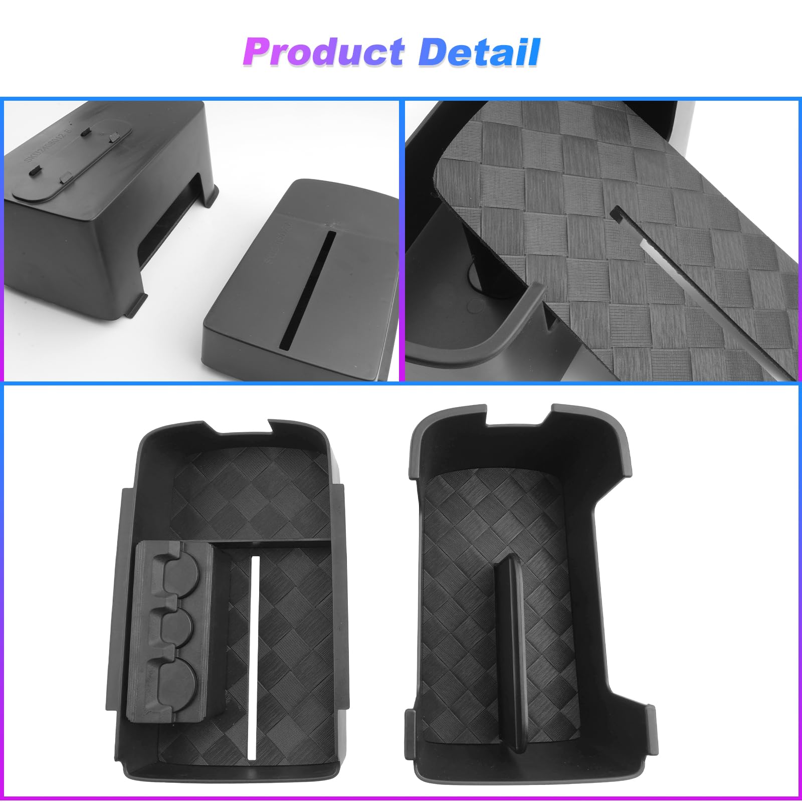 Snapklik.com : SXCY 2PCS For 2024 2025 Chevy Trax Center Console ...