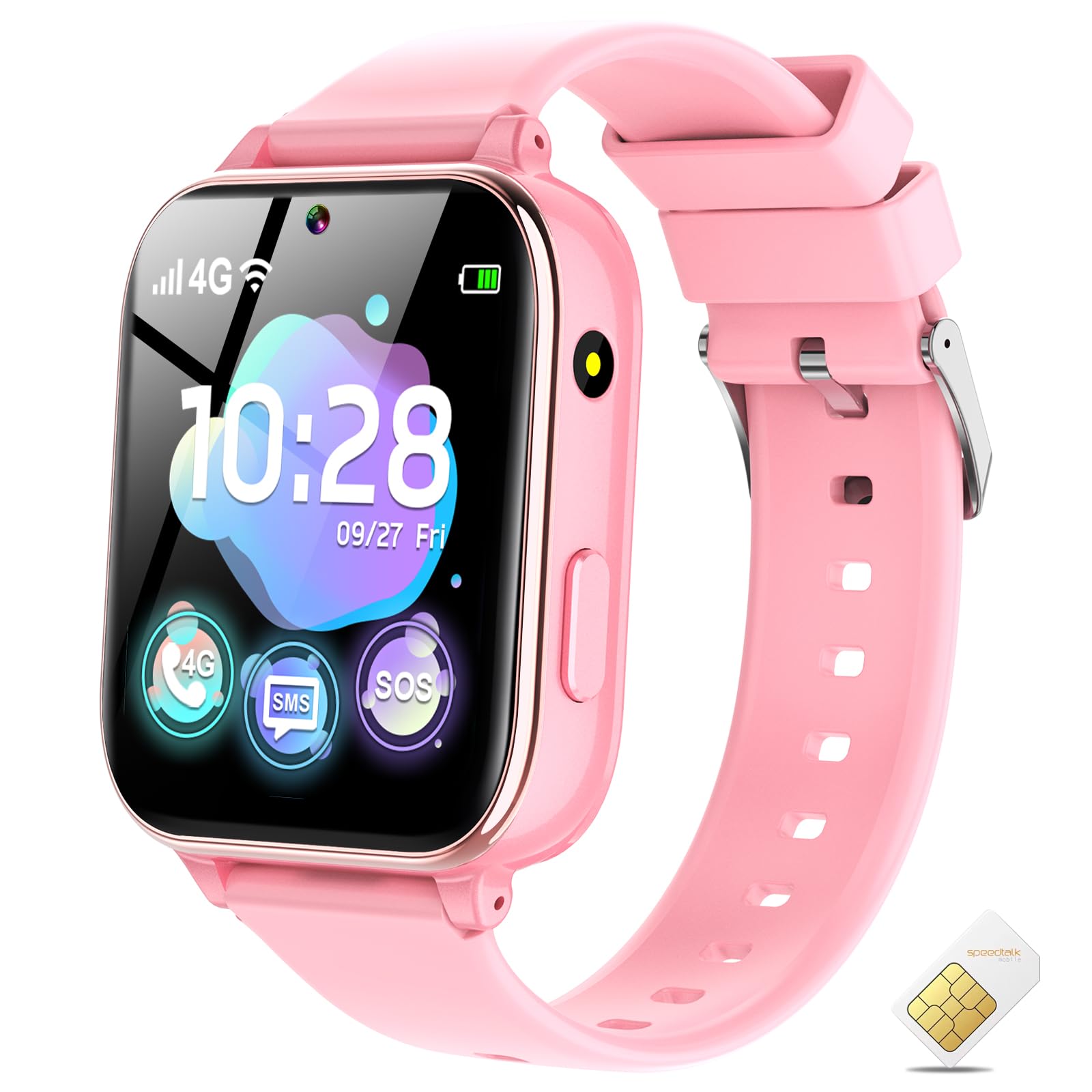 Amazon.com: 4G Kids Smart Watch for Boys Girls - Kids Phone ...