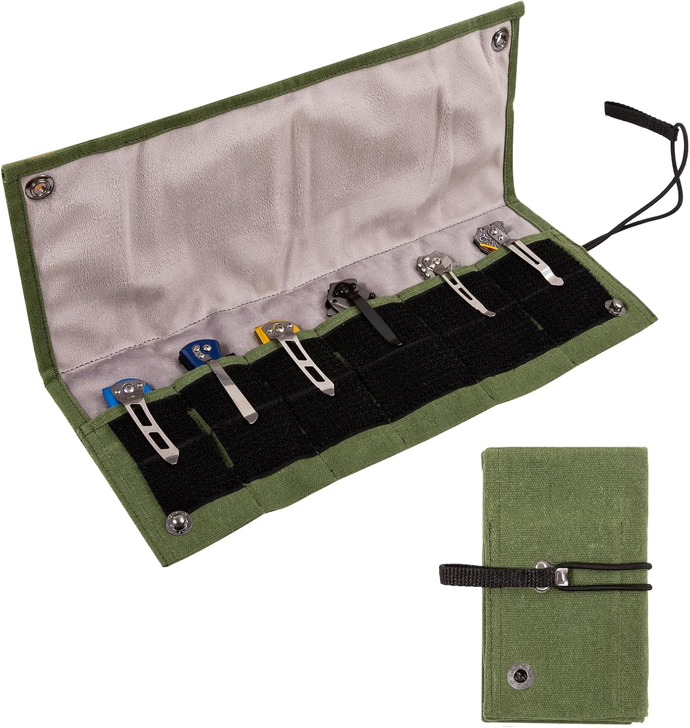 Amazon.com: Pocket Knife Display Pouch - 6 Slots Storage Organizer ...