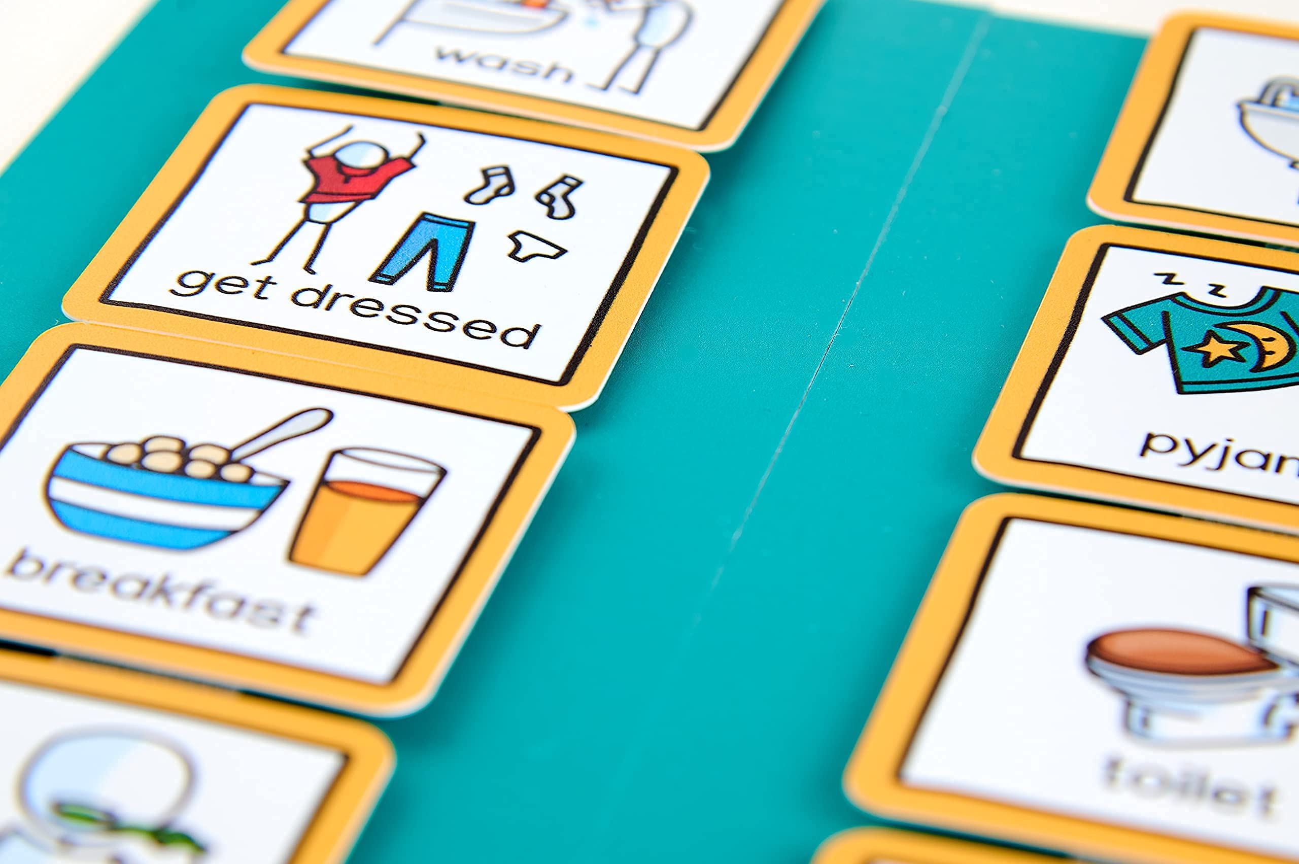 Create Visual Aids Visual Timetable For Home With 35 Picture Cards To ...