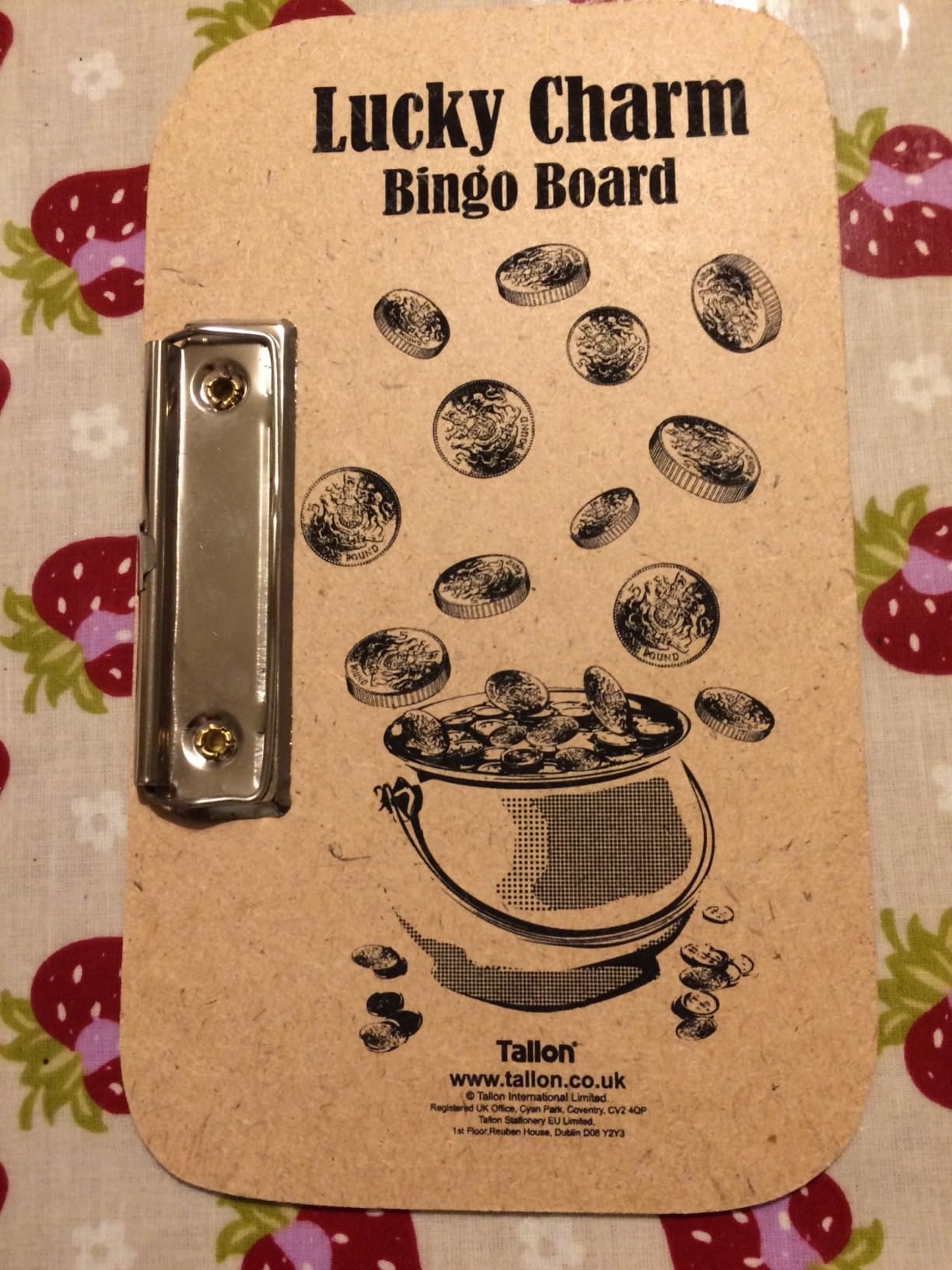 Atlona 2 x Tallon games 7104 Bingo Board : Amazon.co.uk: Toys & Games