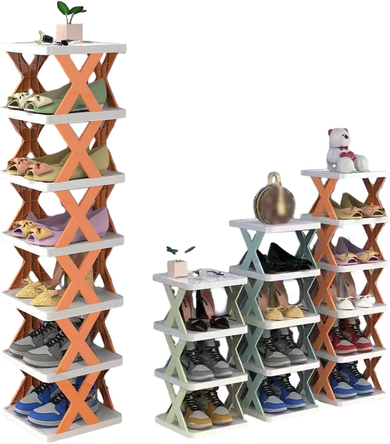 Amazon.com: SIRDIKA Creative Multi-Layer Shoe Rack, Multi-Layer Shoe ...