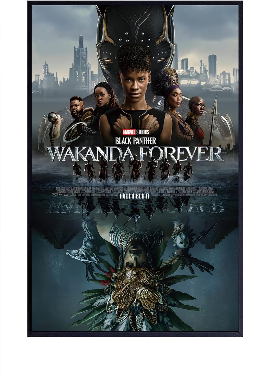 Amazon.com: XIHOO Kerry dober Wakanda Forever Movie Poster #3 Cool Wall ...