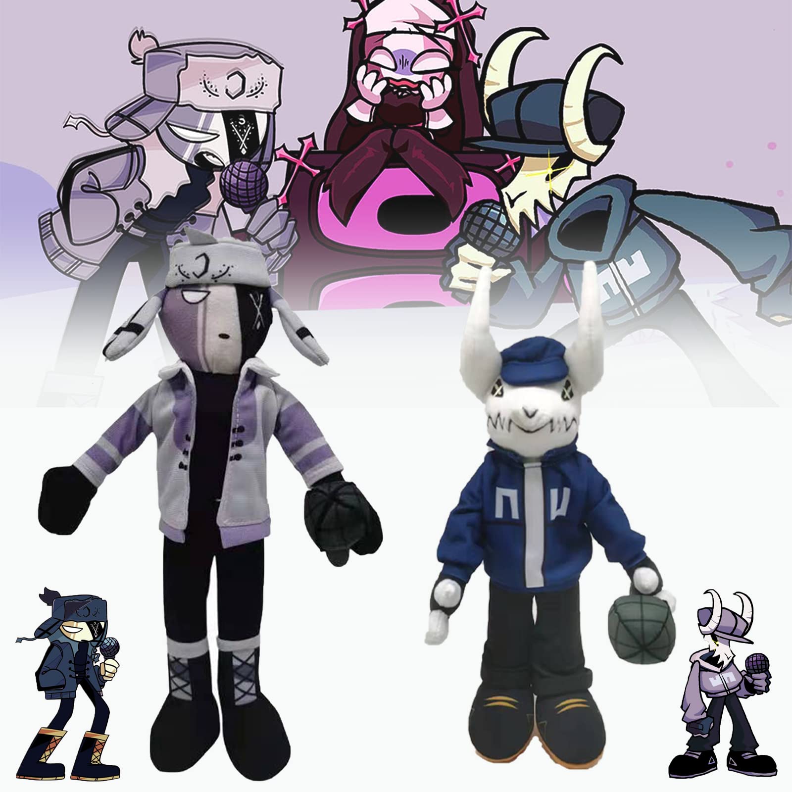 Wzh 2pcs Fnf Plush Set 10 2 Fnf Tabi And 11 | Desertcart KUWAIT