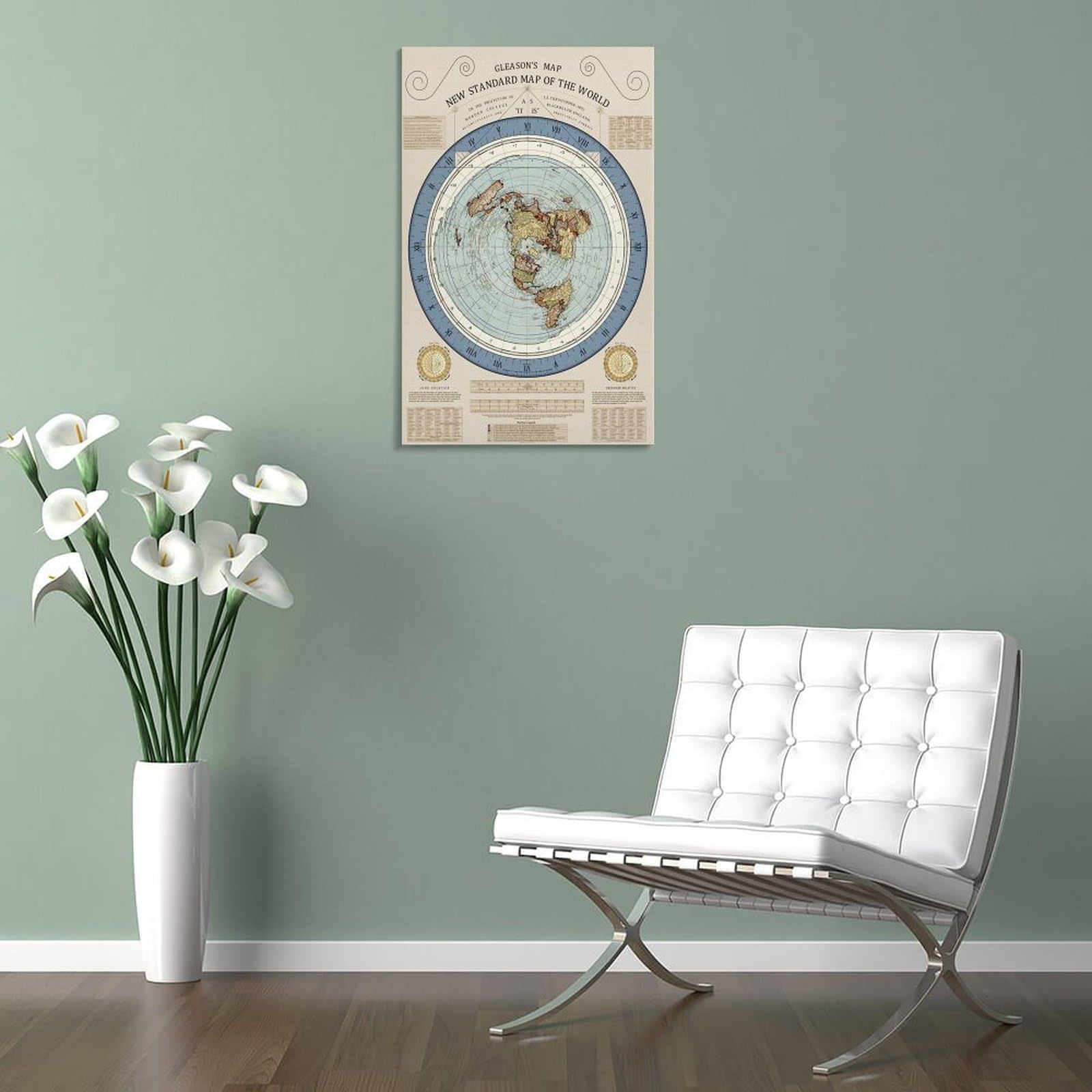 Poster Grande Do Mapa Mundial Map Of The World With Flags XXL Poster
