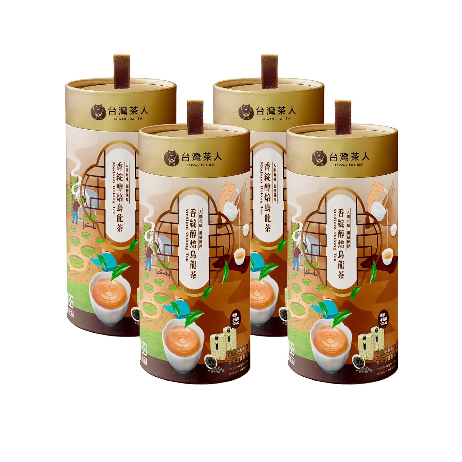 Amazon.com : TAIWAN CHA REN Premium Series - Taiwan Medium Oolong Tea ...