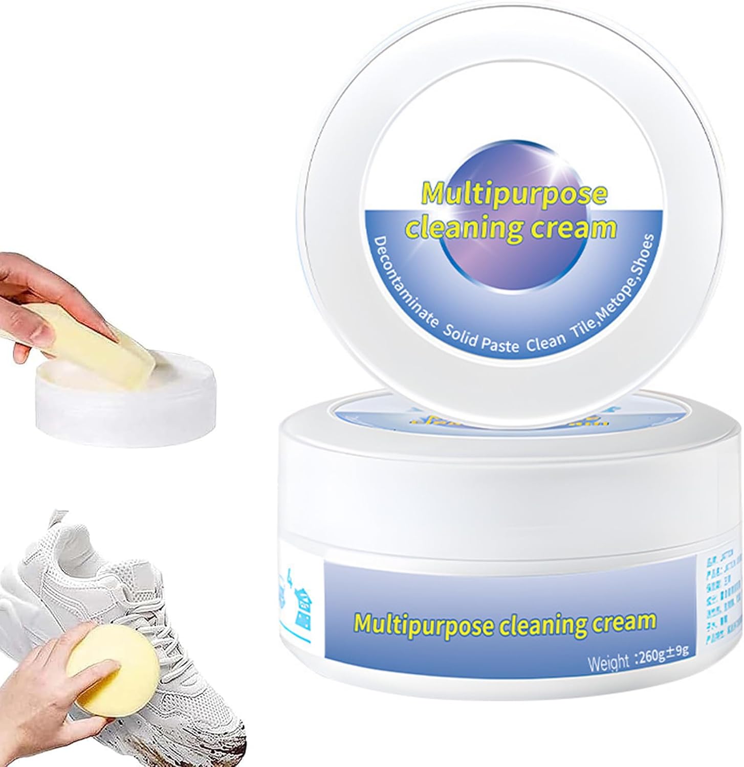 Multi-Functional Cleaning and Stain Removal Cream, Shoes ...