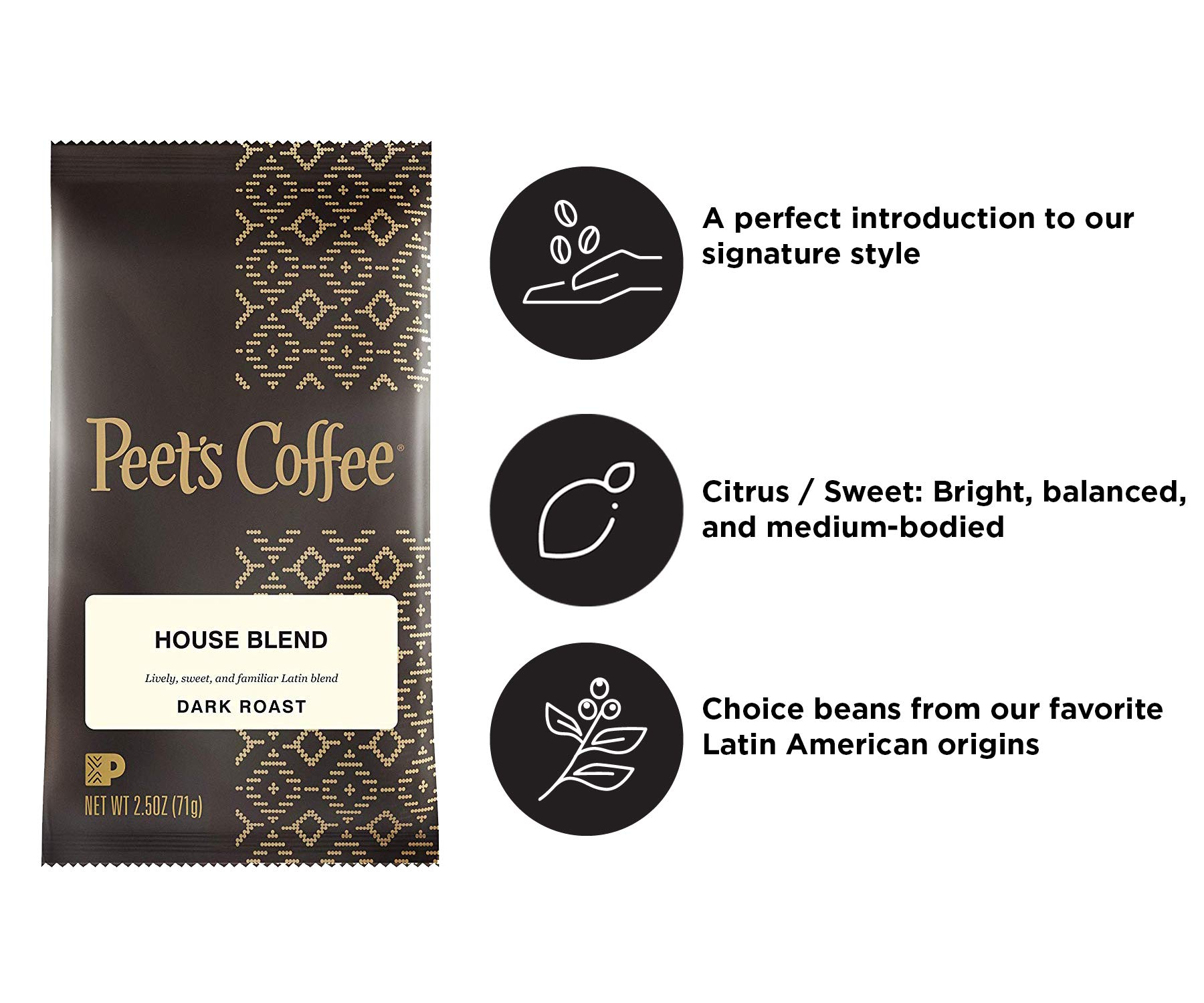 独特の上品 Ounce Pack Pack, Café , 18 Peet's 2.5 of 45 Coffee Domingo, Frac ...