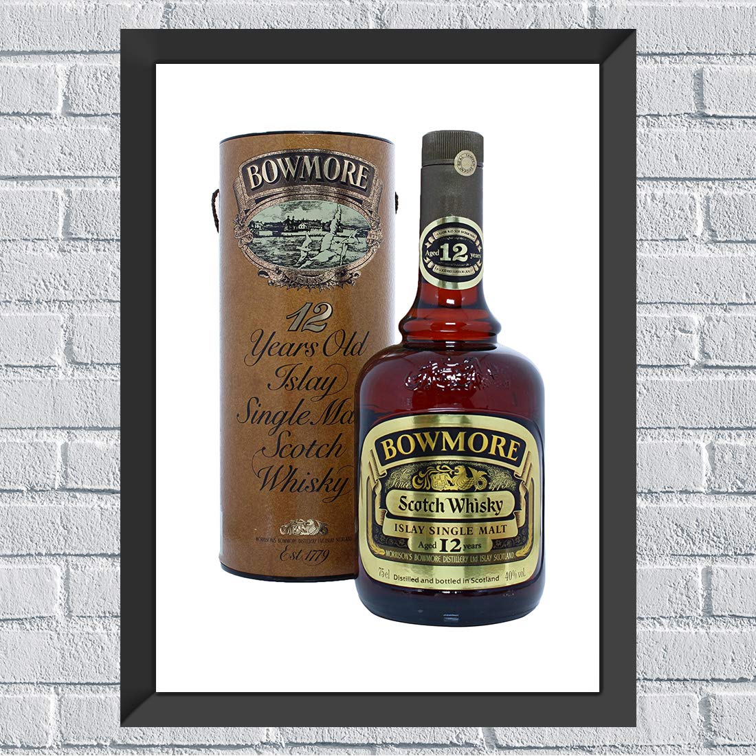 IMPOSTER Bowmore - Scotch Whisky - Poster for Bar, Best Scotch Brands ...