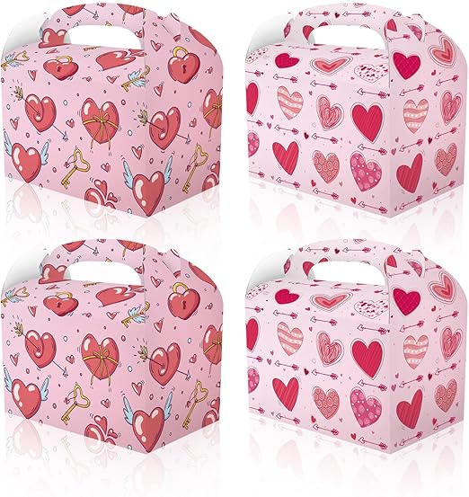 Amazon.com: CPTBAG 12 Pack Valentine's Day Party Favors Boxes Valentine ...