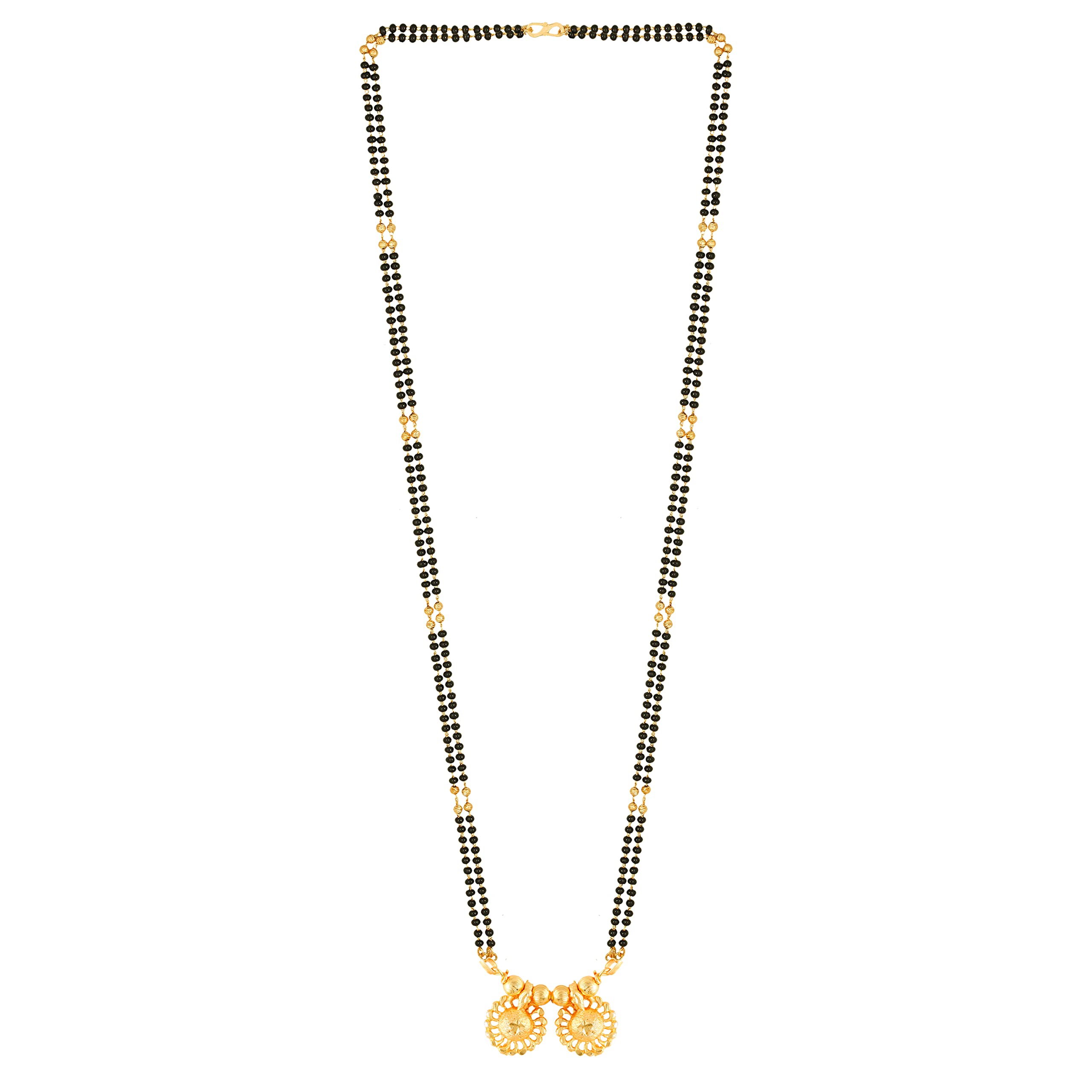 MEENAZ 2 Vati Wati Mangalsutra For Women Girls Ladies Temple South ...