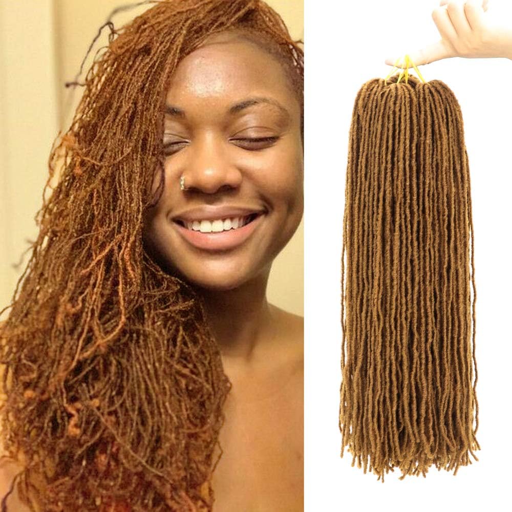 Amazon.com : Synthetic Braids 18Inch Crochet Hair Ombre Natural Soft ...