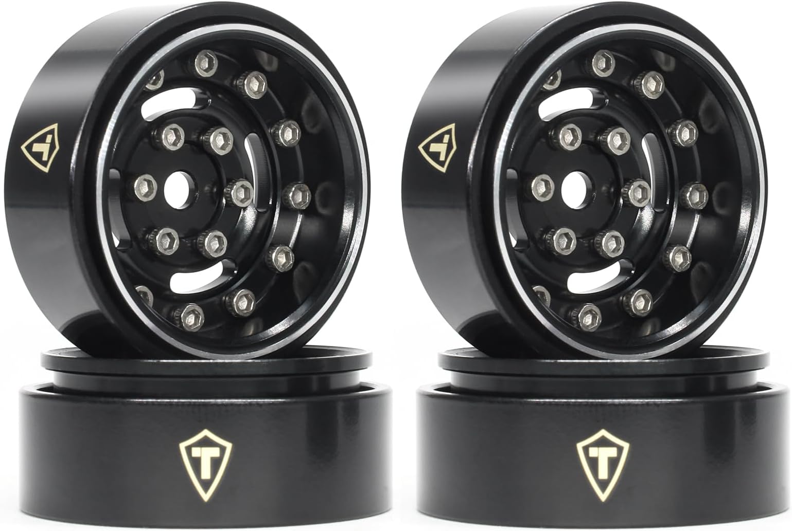 Amazon.com: TREAL 1.0 Beadlock Wheels 12 Spokes Classic Rims (4P) for ...