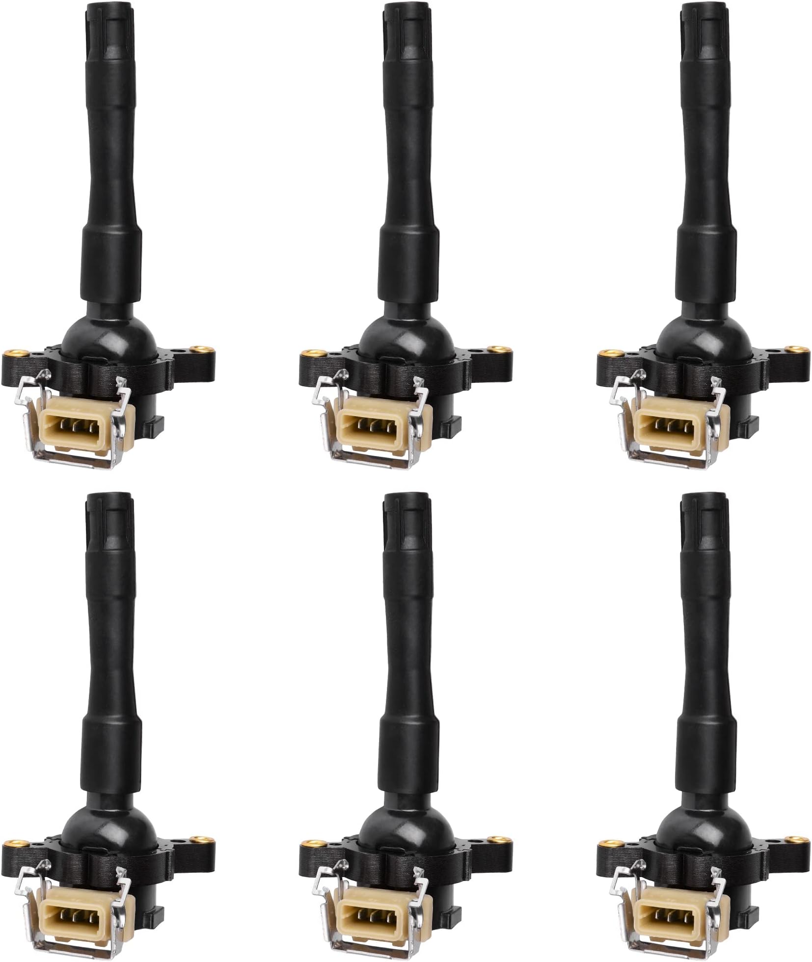 Amazon.com: AUTOSAVER88 Ignition Coil Pack Set of 6 Compatible with BMW ...