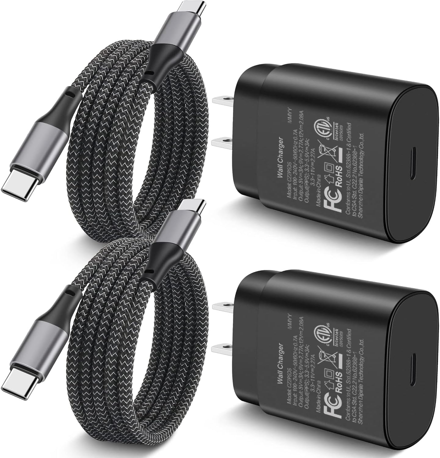 Amazon.com: Samsung A15 5G Type C Charger Fast Charging Block,2Pack 20W ...