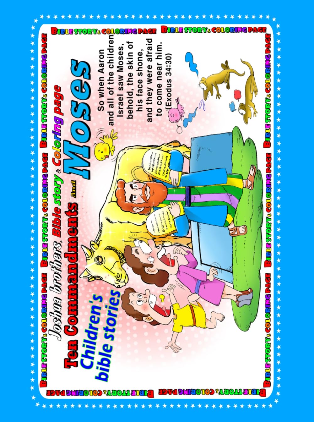 The Ten Commandments and Moses: Joshua brother's, Bible story ...