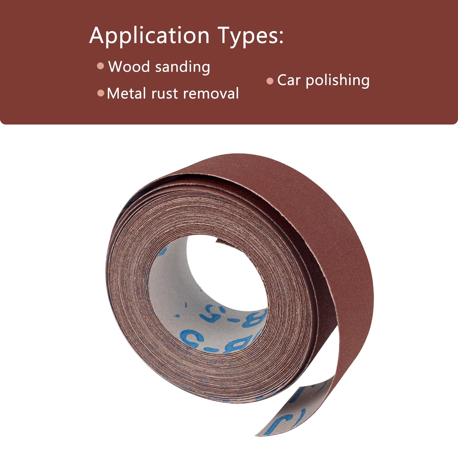 Snapklik.com : 320 Grit Emery Cloth Sandpaper Roll, 1" X 19 Feet ...