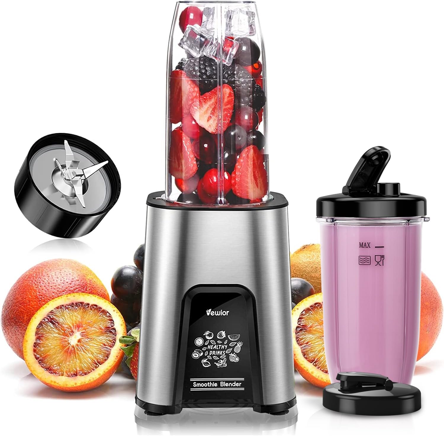 Amazon.com: La Reveuse Personal Blender for Shakes and Smoothies 1000 ...