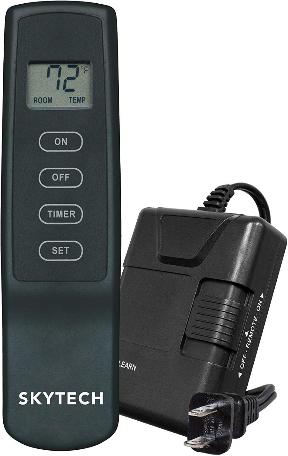 Amazon.com: SkyTech 1410T/LCD Timer Fireplace Remote Control (SKY-1410T ...