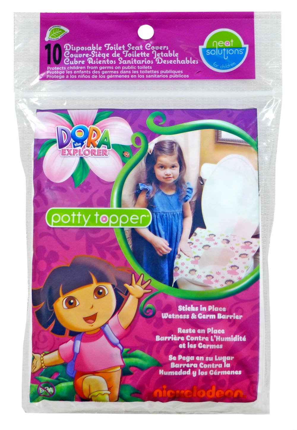Amazon.com : Neat Solutions Dora the Explorer Potty Topper Disposable ...