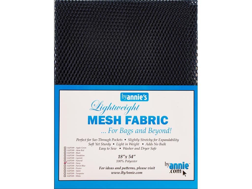 by Annie Mesh Fabric Lightweight 18x54 Navy LTWT : Amazon.in: Home ...