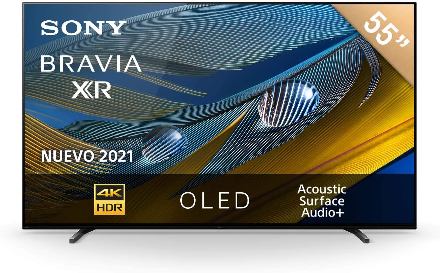 Sony Pantalla BRAVIA XR 55'' 4K Google TV LED HDR 55A80J (2021 ...