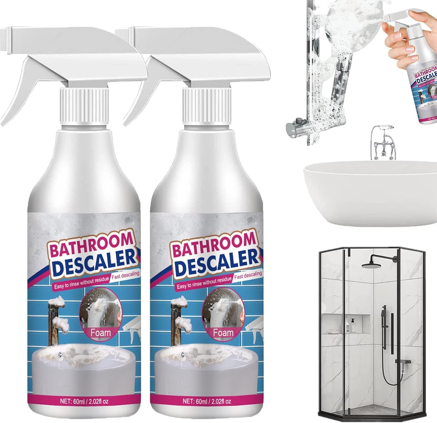 Amazon.com: Vikakiooze Stubborn Stains Cleaner Bathroom Descaler ...