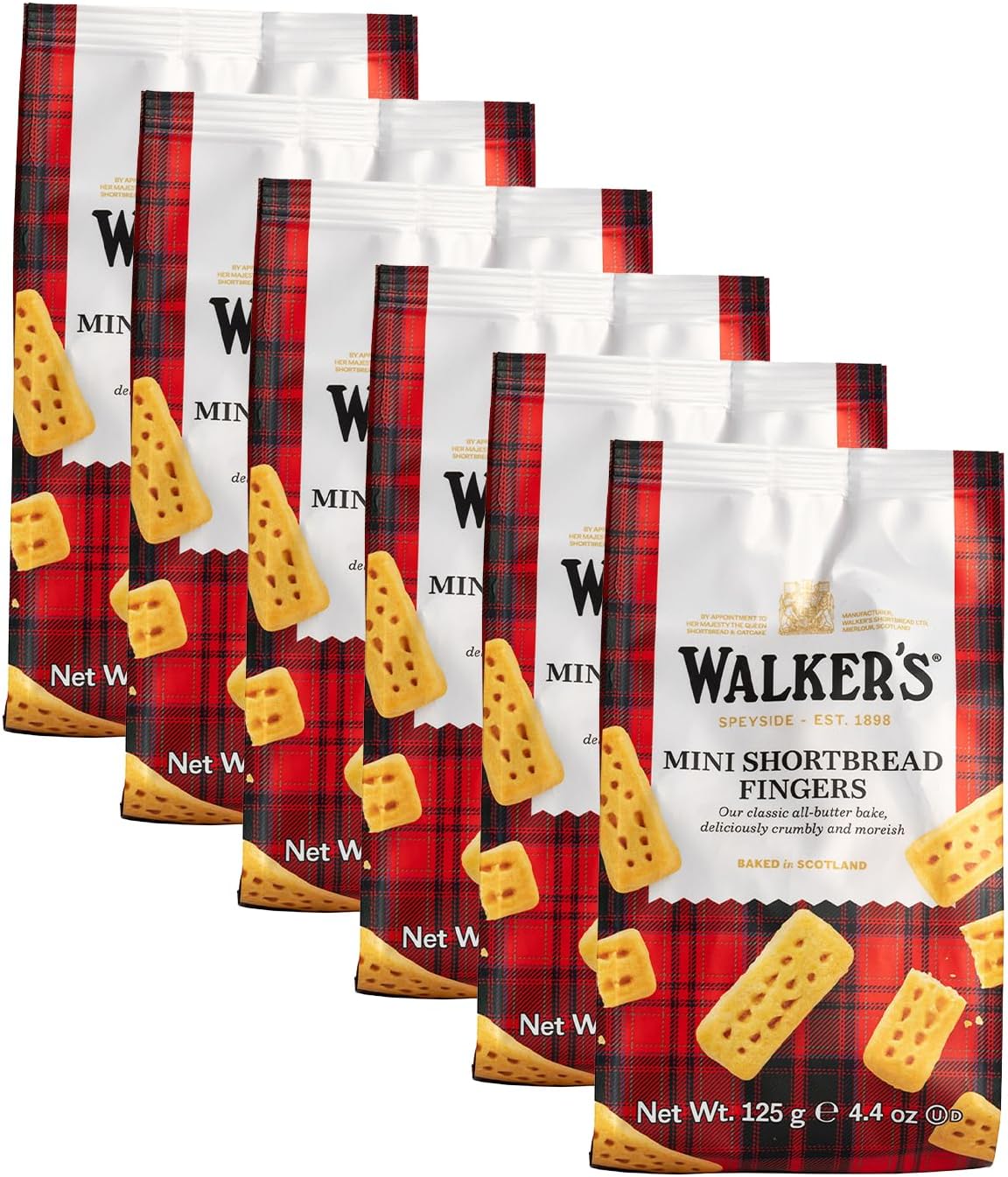 Amazon.com: Walker's Shortbread Mini Scottie Dog Shaped Cookies, Pure ...
