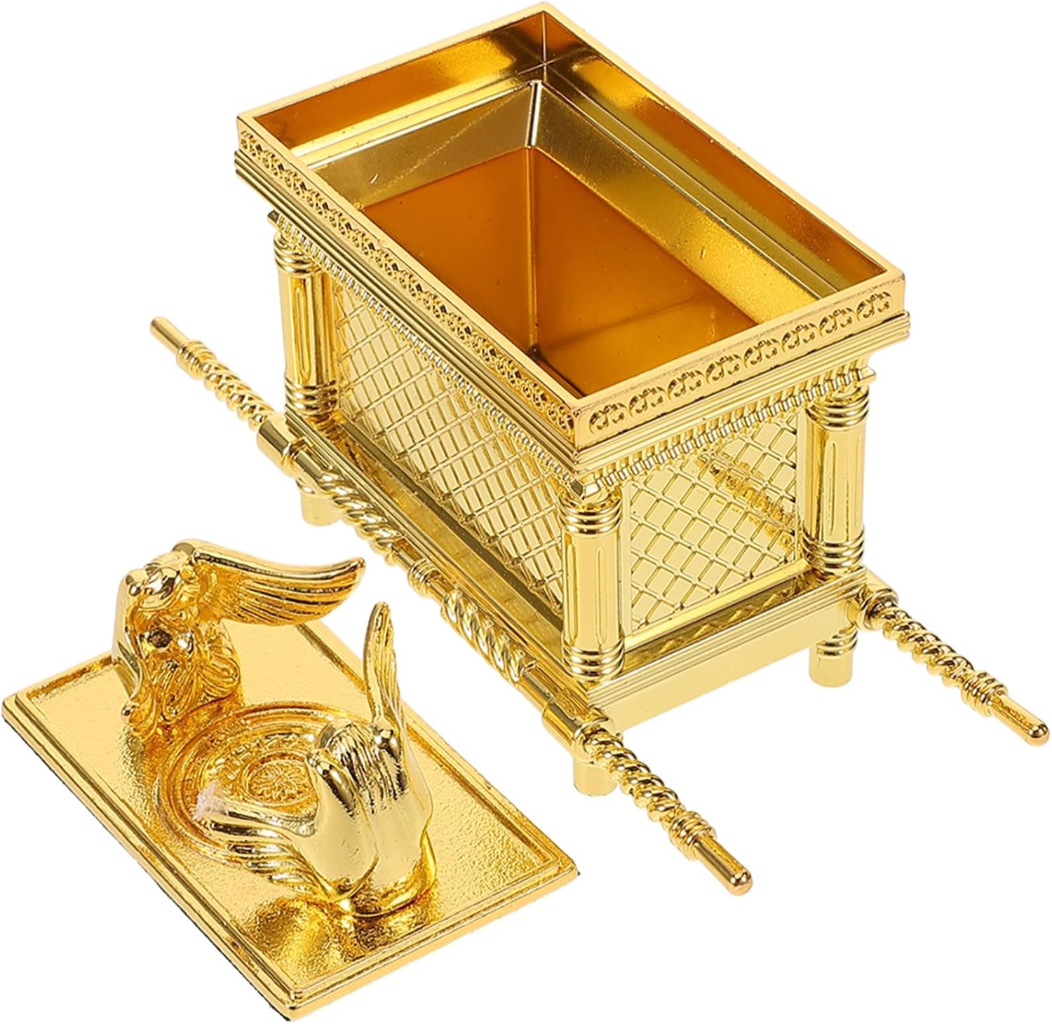 Amazon.com: IMIKEYA Mini Ark of Model - Gold Religious Statue Figurine ...