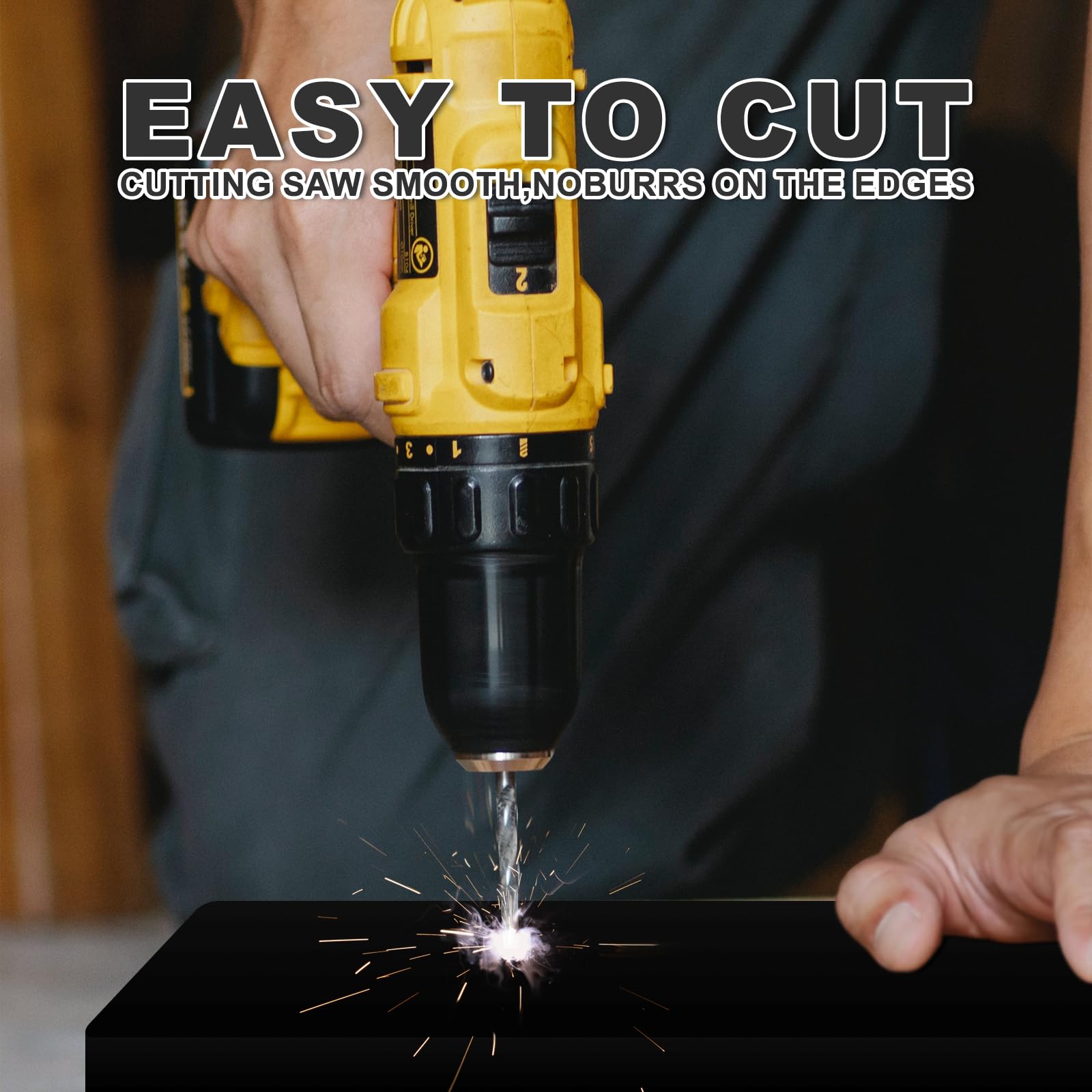 Snapklik.com : Black HDPE Block Plastic Sheet High Density Polyethylene ...