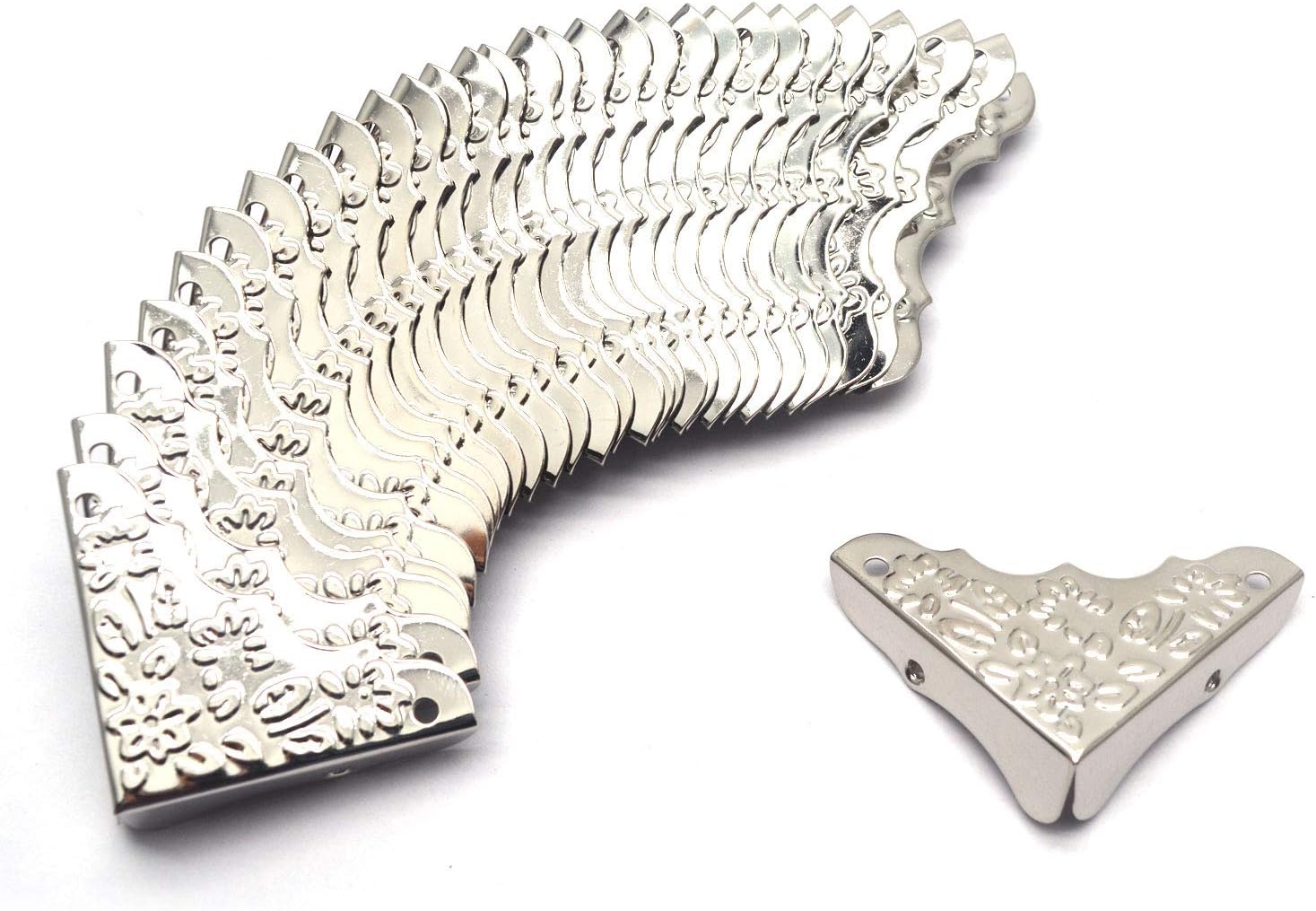 Amazon.com: T Tulead Vintage Elegant Corner Protector Silver Side ...