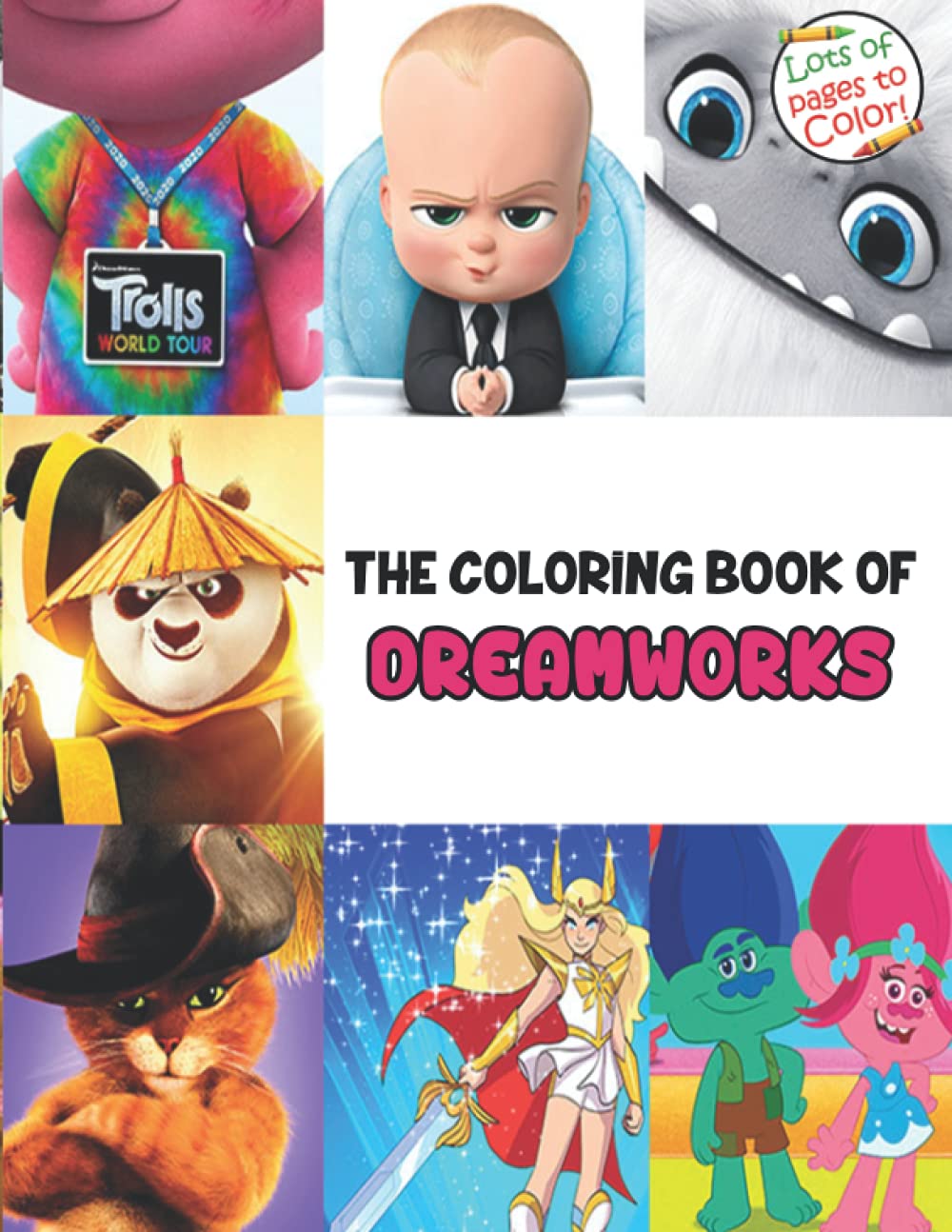 The Coloring Book Of Dreamworks Color Your Favorite Dreamworks ...
