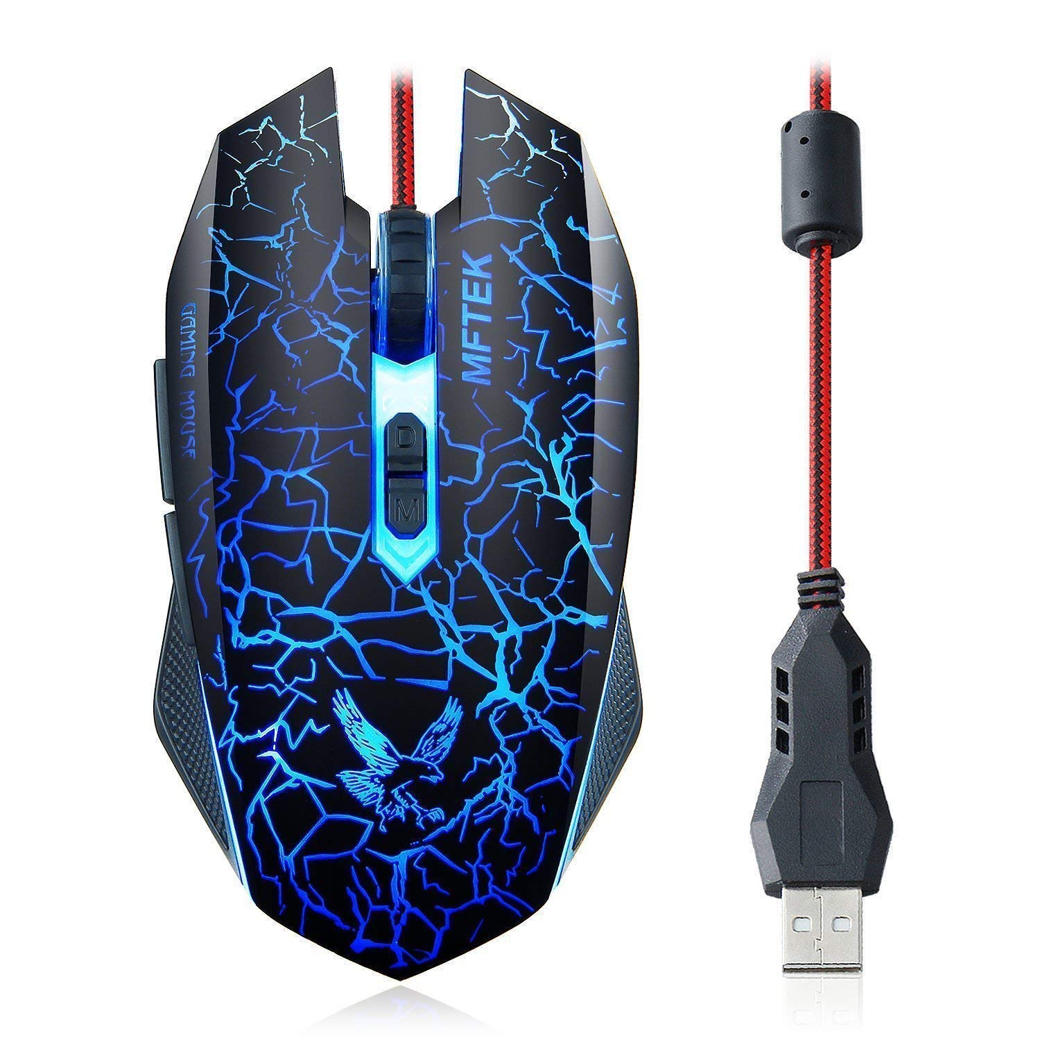 Amazon.in: Buy mftek Gaming mouses,MFTEK USB 3 Colours Multicolour led ...