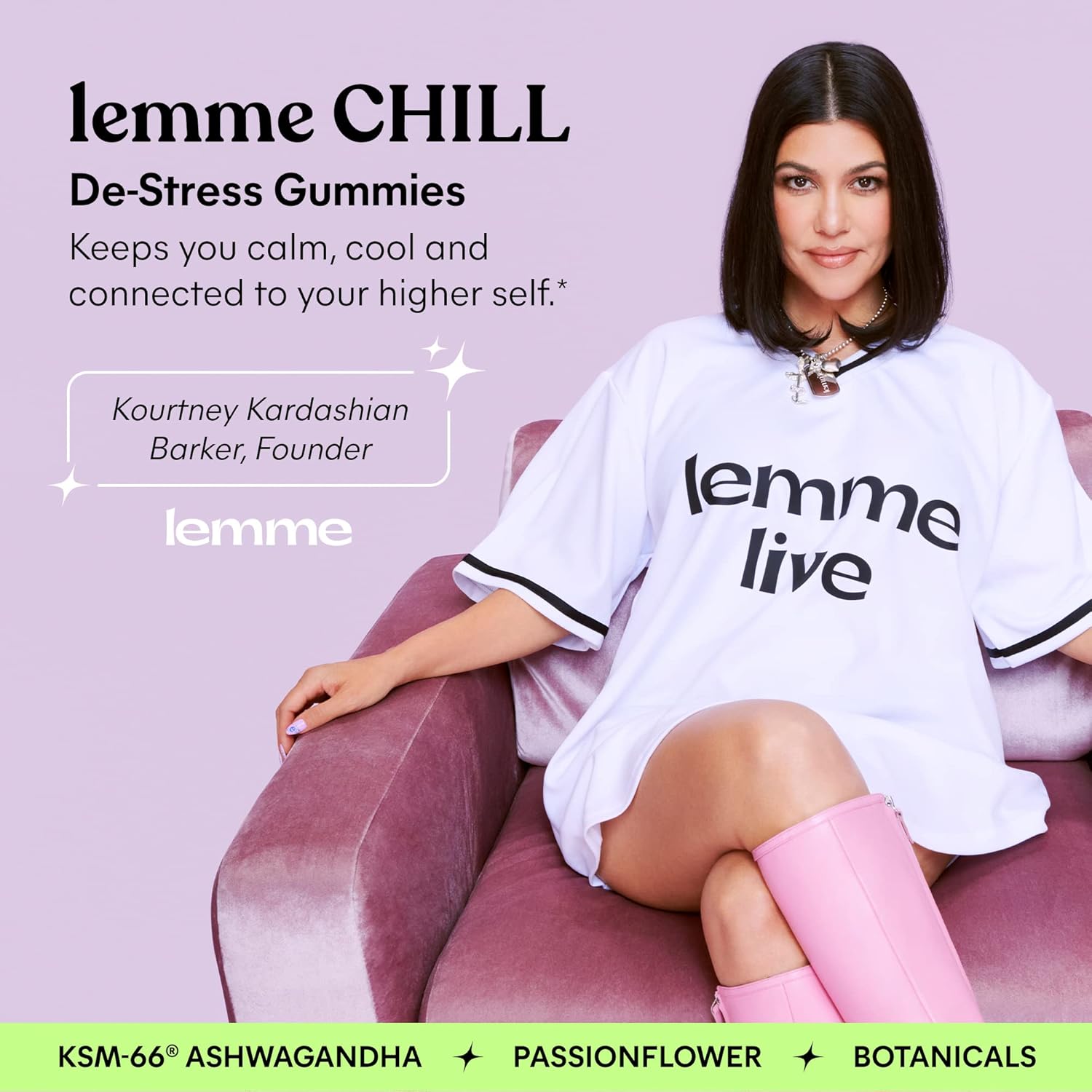Buy Lemme Chill De-Stress Ashwagandha Gummies with KSM-66 ...